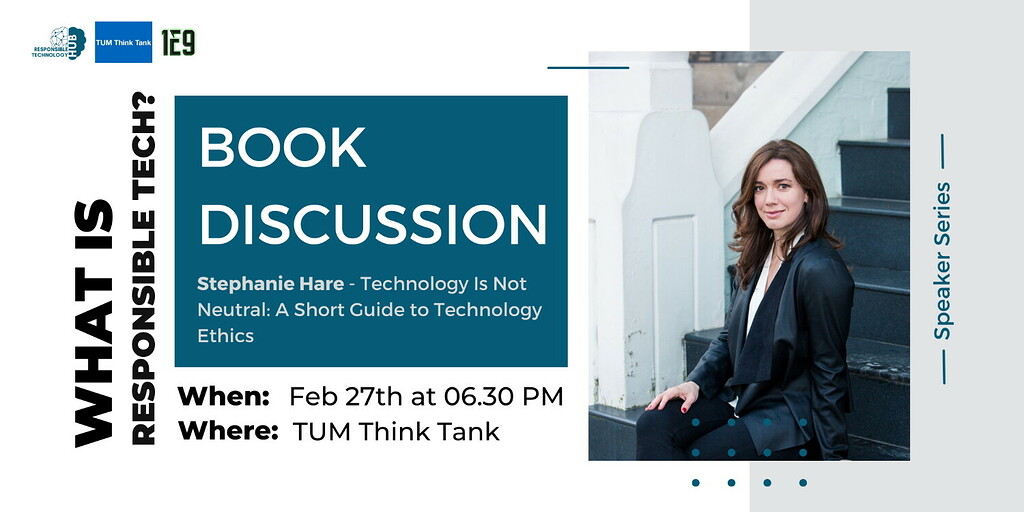 Technology is Not Neutral: Book Discussion with Stephanie Hare ...